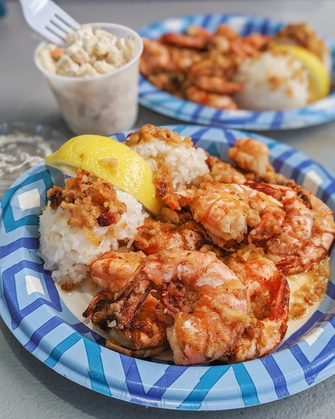 Hawaiian Garlic Prawns